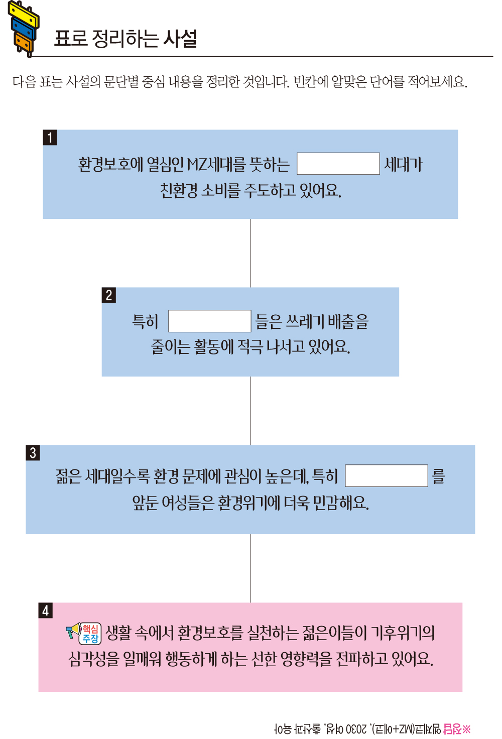 "내 하루가 바뀌어야 지구를 살린다"